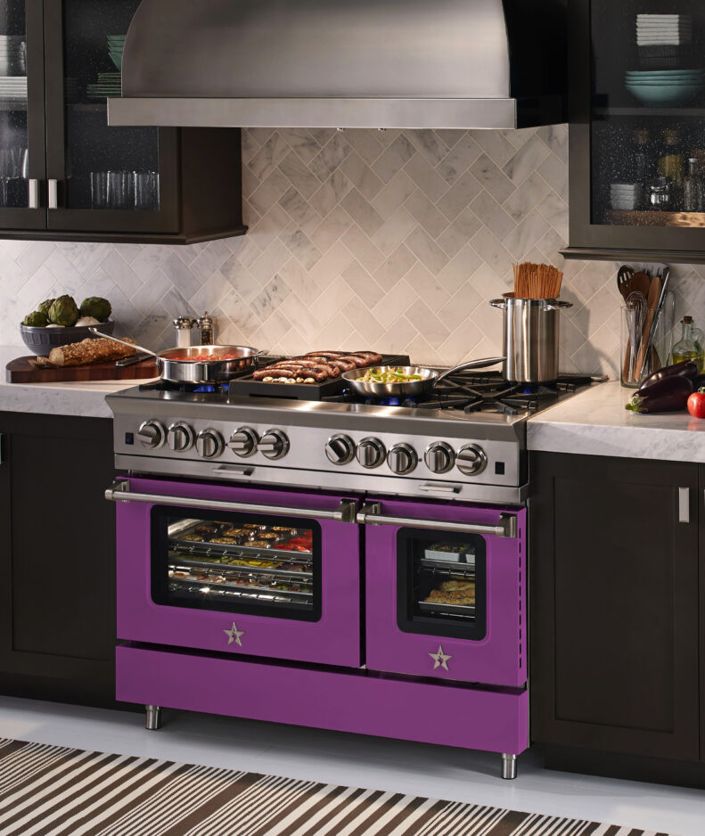 A purple stove? Cook up some color for a kitchen that pops | News ...